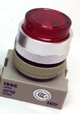 1pcs IDEC Panel Indicator Signal Lamp APW126DR AC200/220V 22mm | eBay