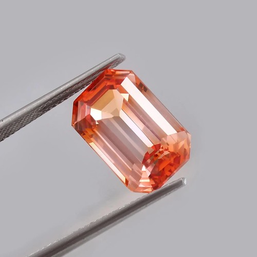 Natural Ceylon Bi Color Padparadscha Sapphire Radiant Cut Loose ...