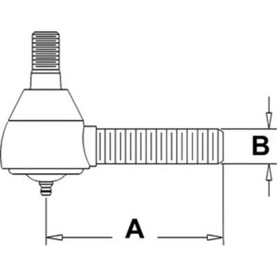 Tie Rod End - Inner Fits John Deere 4240 4050 4450 4230 4040 4440 4430 ...