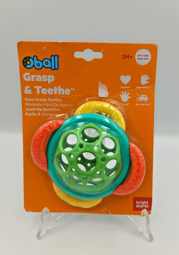 Oball Grasp & Teethe Teether - Greif- und Beißring Bunt 3M + Neu / OVP ...