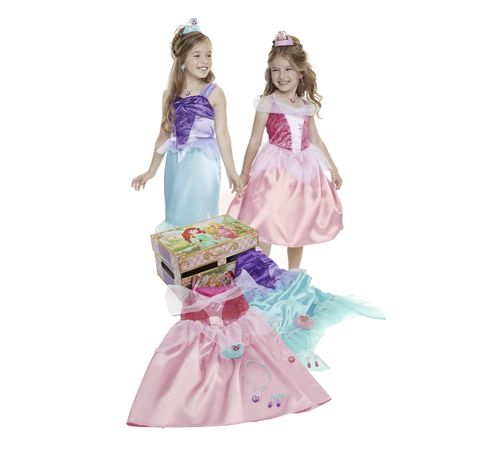 Disney Princess Ariel & Aurora Dress Up Trunk Pretend Play Toys ...