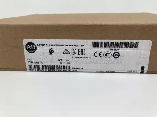 New Factory Sealed AB 1756-EN2TR / C ControlLogix PLC Module 1756EN2TR ...