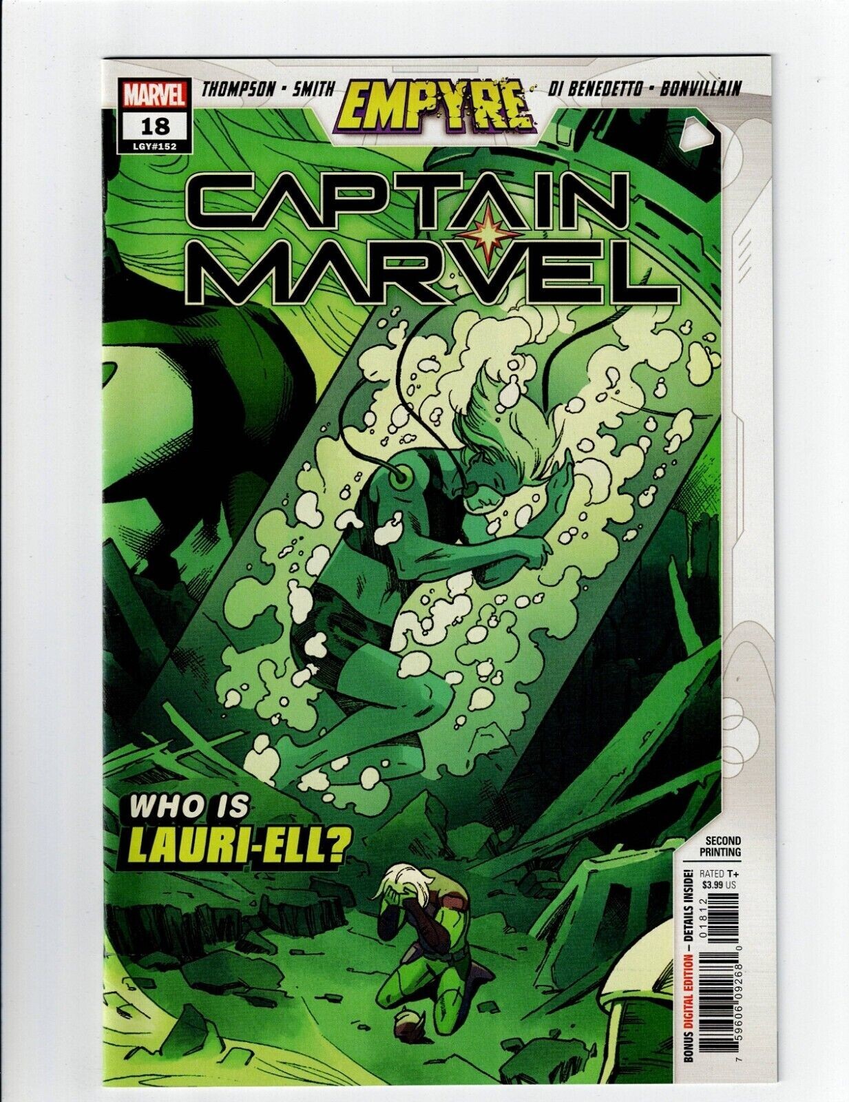 CAPTAIN MARVEL #18 NM 1st APPEARANCE LAURI-ELL 2020 COREY SMITH 2nd ...