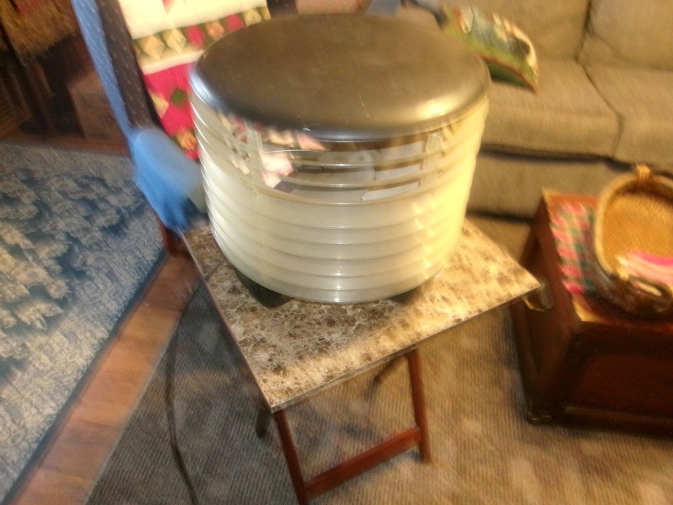 Vintage WWW Welch Air Flight Bakelite Hassock Ottoman Floor Fan Tested ...