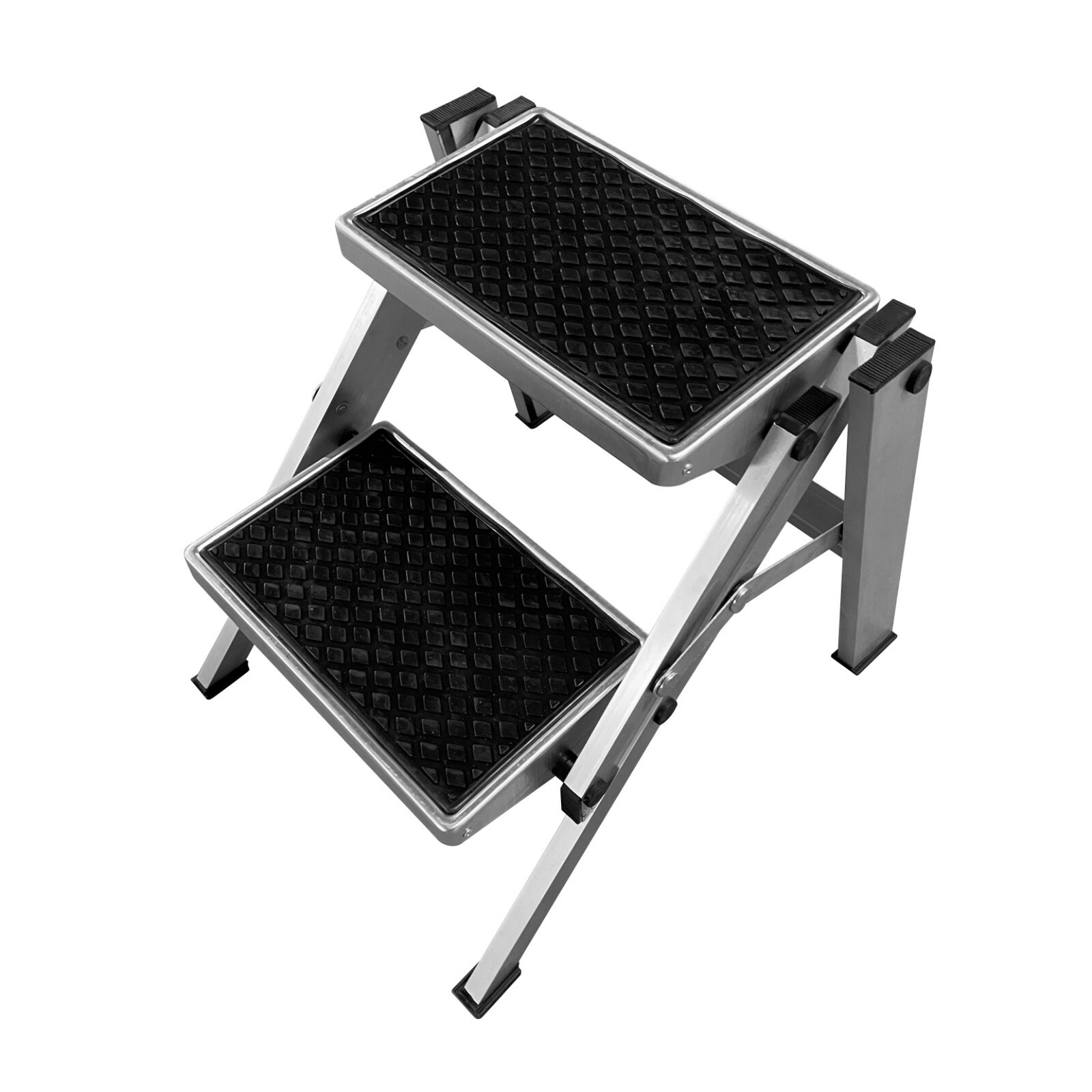 Double Folding Caravan Step Portable RV Accessories Ladder Camper Motor ...