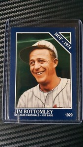 The Sporting News JIM BOTTOMLEY, 1929 #1 Color, Cardinals Conlon ...