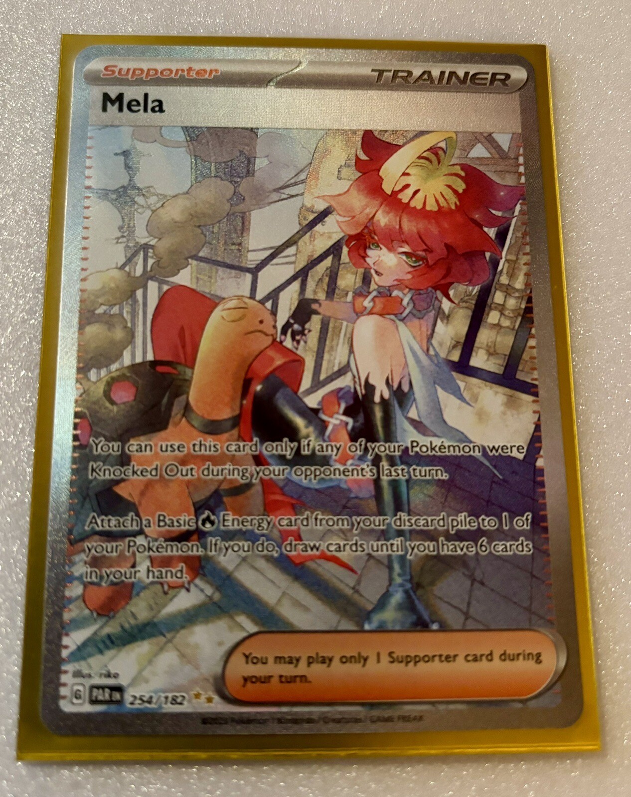 Mela 254/182 Paradox Rift Special Illustration Rare Trainer Pokemon ...