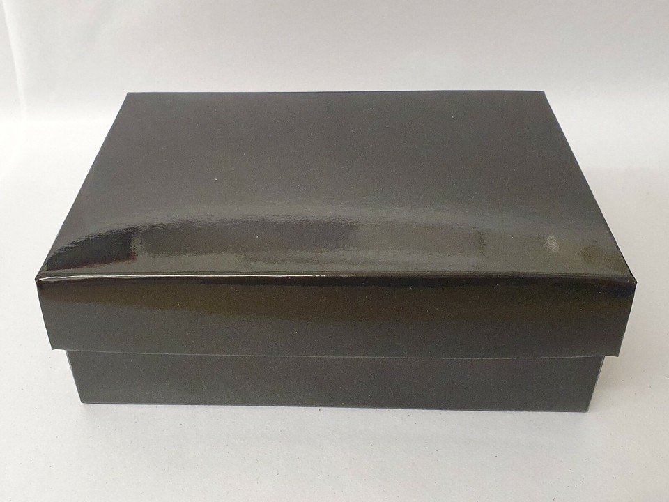 Block Colour Gift Box & Lid Square Rectangle Matte Laminate Gloss ...