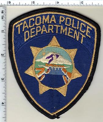 Tacoma Police (Washington) 1st Issue Uniform Take-Off Shoulder Patch | eBay