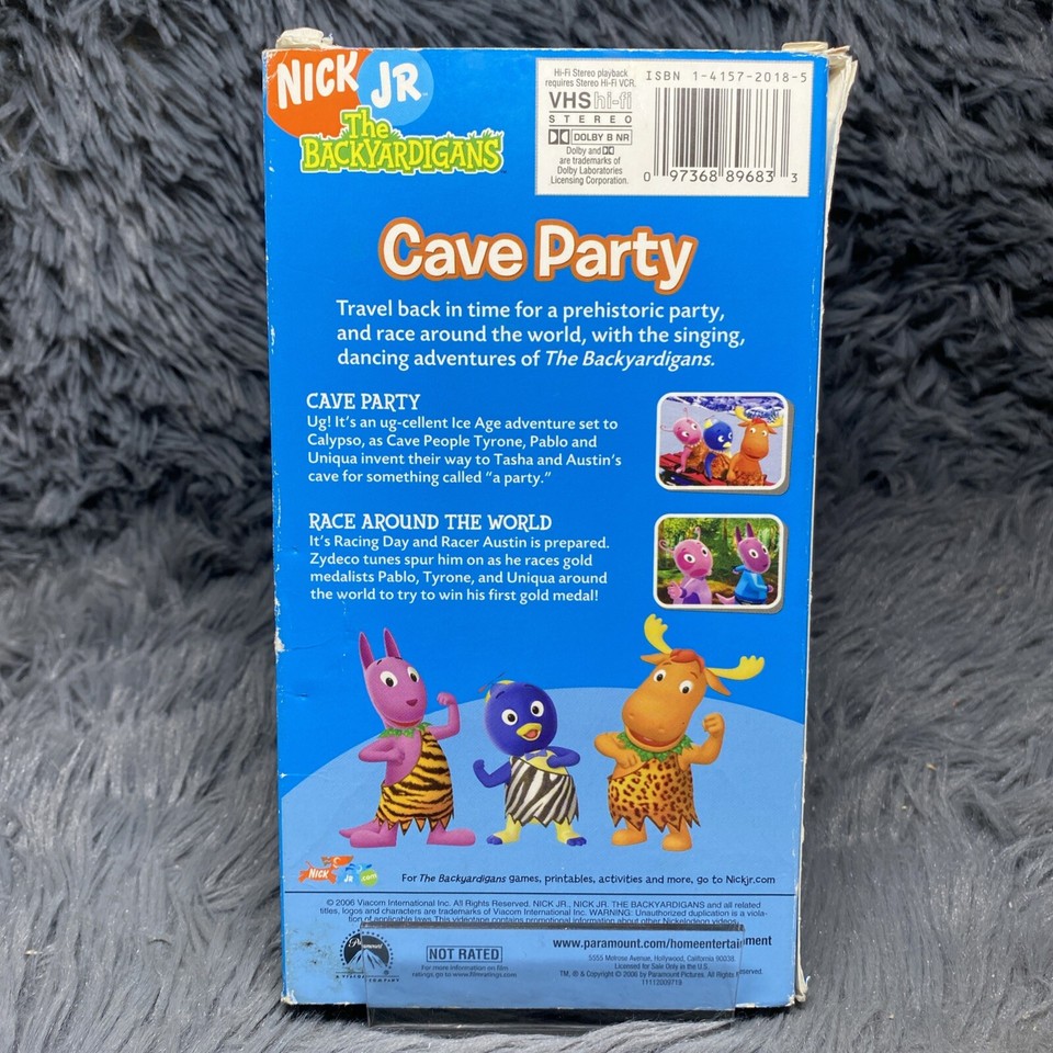 The Backyardigans Cave Party VHS Tape 2006 Nick Jr Nickelodeon Late ...