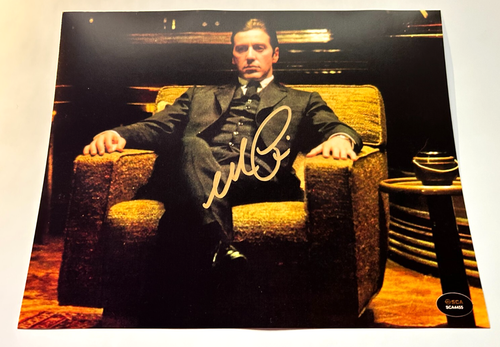 Al Pacino (GODFATHER: Michael Corleone) Signed 8x10" Authentic ...