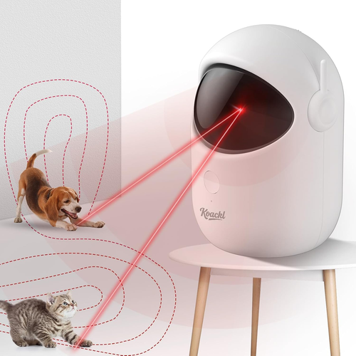 NEW Motion-Activated Interactive Cat Pet Toy Red Dot Pointer ...