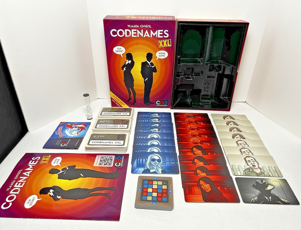 CODENAMES XXL, 2018 CGE Oversized, COMPLETE, Some cards in shrink wrap ...