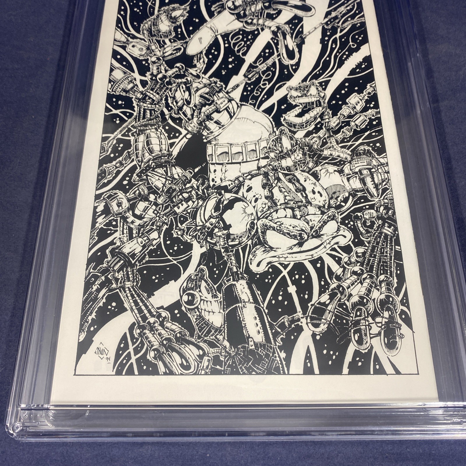 Cyberfrog #1 CGC 9.6 WHITE pages! (Ethan Van Sciver!) 1994 Hall of ...