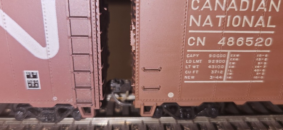 Lot of (2) Athearn HO-Scale 40' Box Cars Canadian National CN vintage ...