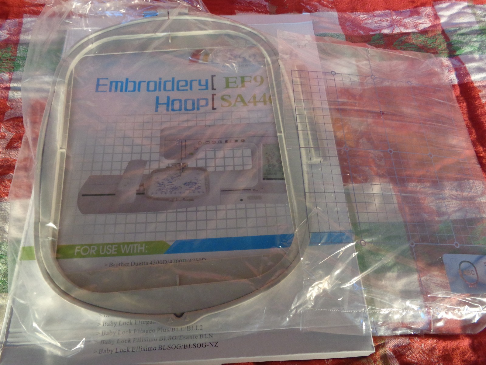 BabyLock Ellisimo BLSO,BLSOG,BLSOG-NZ,Destiny 8"x8" Square Large Hoop # ...
