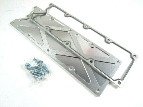 GM Ls1 Ls6 Billet Engine Valley Plate w/ Gasket/Hardware Clr Anodized ...