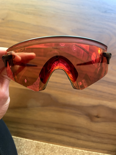 Oakley ENCODER Sunglasses Matte Red Colorshift PRIZM Trail Torch Used ...