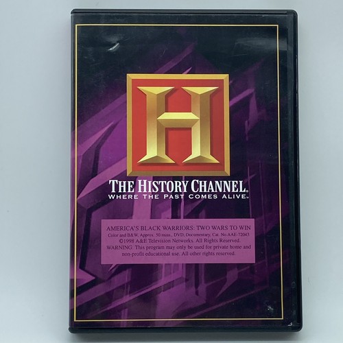 America's Black Warriors: Two Wars to Win DVD OOP 2002 History Channel ...