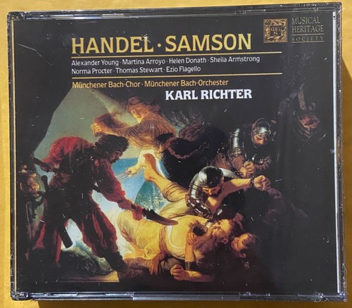 HANDEL - SAMSON 3CD BOX SET NEW SEALED KARL RICHTER MUNICH BACH | eBay