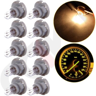 10X Warm White T5/T4.7 Neo Wedge Halogen Bulbs HVAC Climate Control ...
