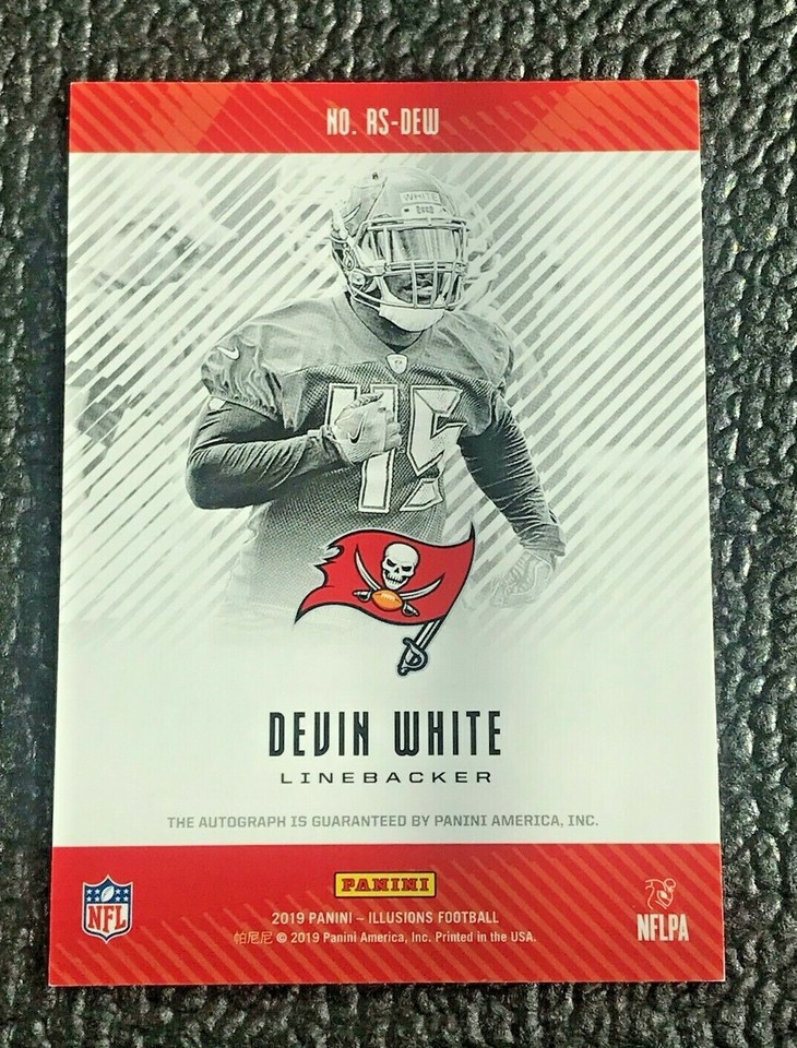 🔥DEVIN WHITE 2019 PANINI ILLUSIONS ROOKIE AUTOGRAPH REFRACTOR /199🔥 ...