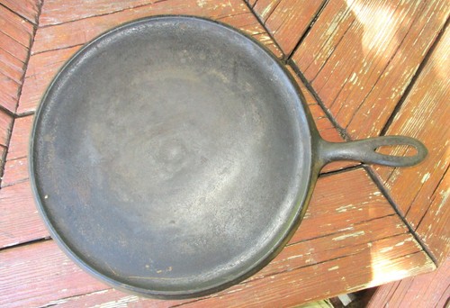 Vintage Griswold Cast Iron #10 Slant Logo Griddle | eBay