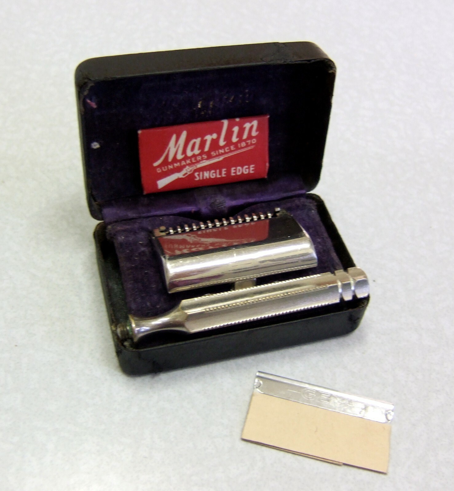 Vintage Ever-Ready 1924 Style SE Safety Razor Set in Case ADVERTISING ...