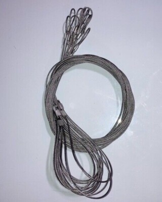 1 DOZEN 48" DOG PROOF TRAP CABLE EXTENSIONS DP TRAP DUKE RACCOON TRAP ...