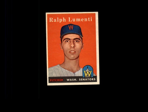 1958 Topps 369 Ralph Lumenti RC EX #D575989 | eBay