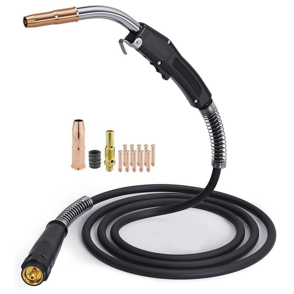 Heavy Duty Mig Gun 250A 15ft Fits Lincoln 250 SP & IDEALARC SP-250 SP ...