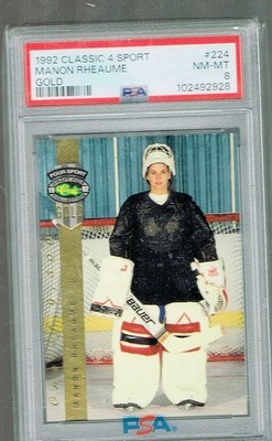 1992 Classic 4 Sport Gold 224 Manon Rheaume PSA 8 5772 | eBay