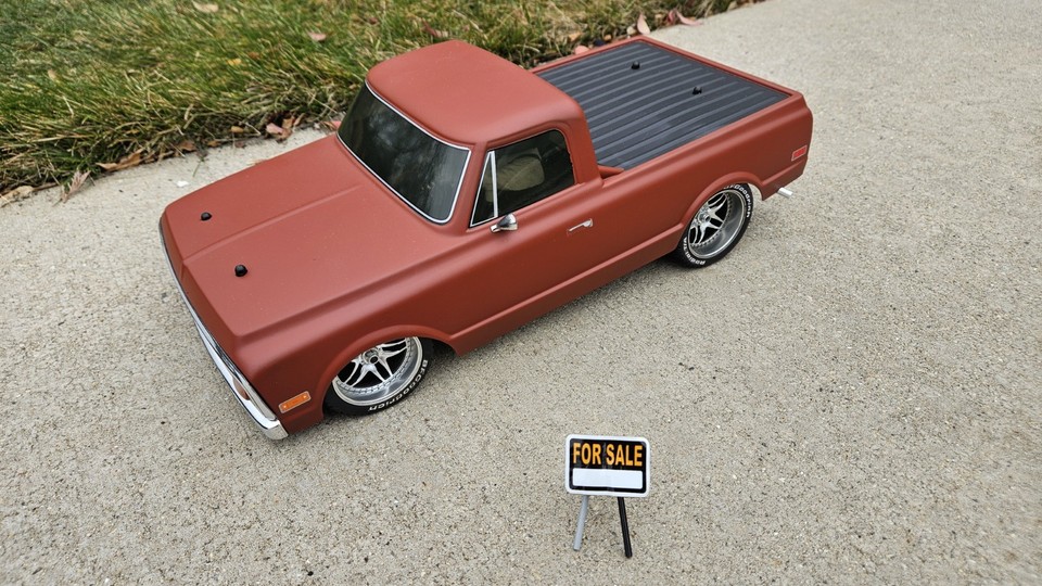 NEW! Custom RC Vaterra 1972 Chevy C10 Body Set VTR230059 for V100 4Tec ...
