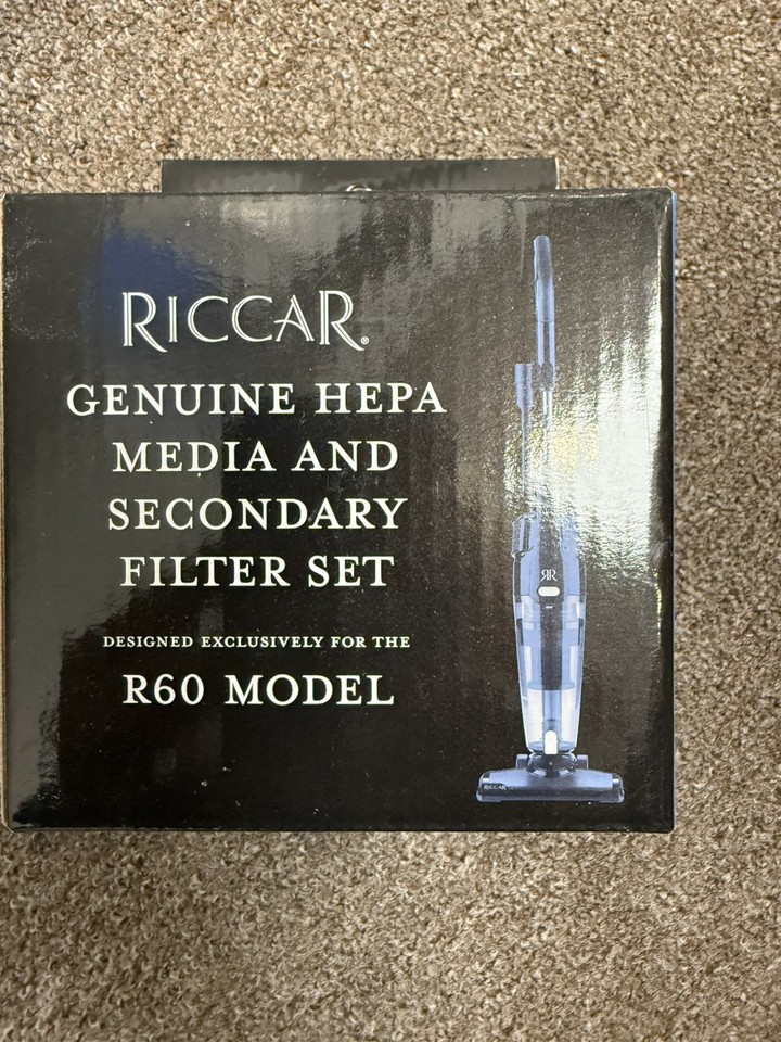 Riccar R60 Broom Vacuum Filter Set RF60 | eBay