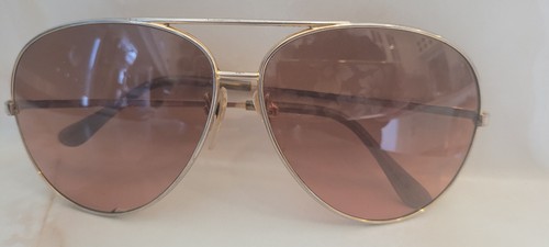Vtg Serengeti Drivers Gold Frame Sunglasses Aviator 5225G Corning ...