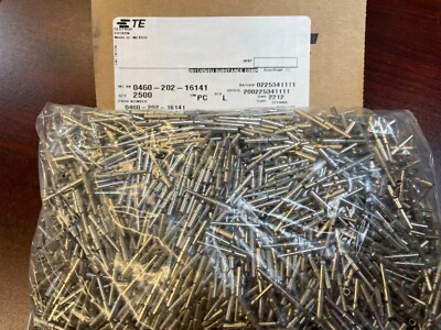 Lot of 100 0460-202-16141 TE Conn / Deutsch Size 16, 20-16 AWG Nickel ...