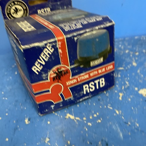 REVERE RSTB XENON STROBE WITH BLUE LENS WEATHERPROOF | eBay