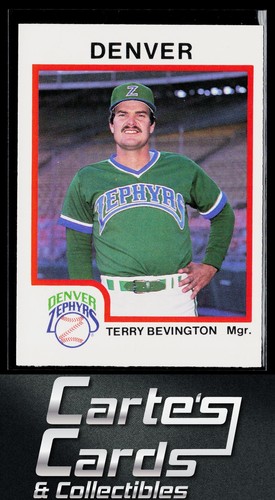 Terry Bevington 1987 ProCards #224 Denver Zephyrs Manager | eBay