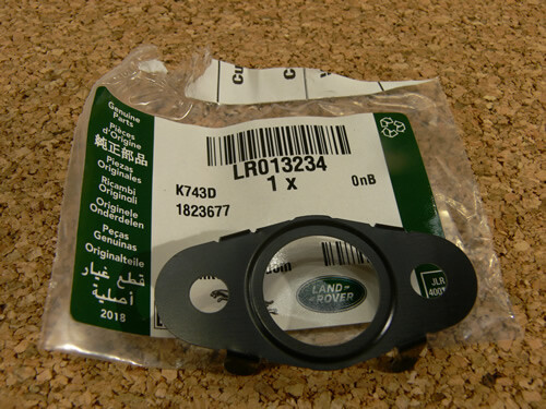 GENUINE LAND ROVER TURBOCHARGER OIL RETURN HOSE GASKET 3.0L DIESEL ...