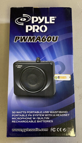 Pyle Pro PWMA60UB Portable USP Waist Band PA System Voice Amplifier | eBay
