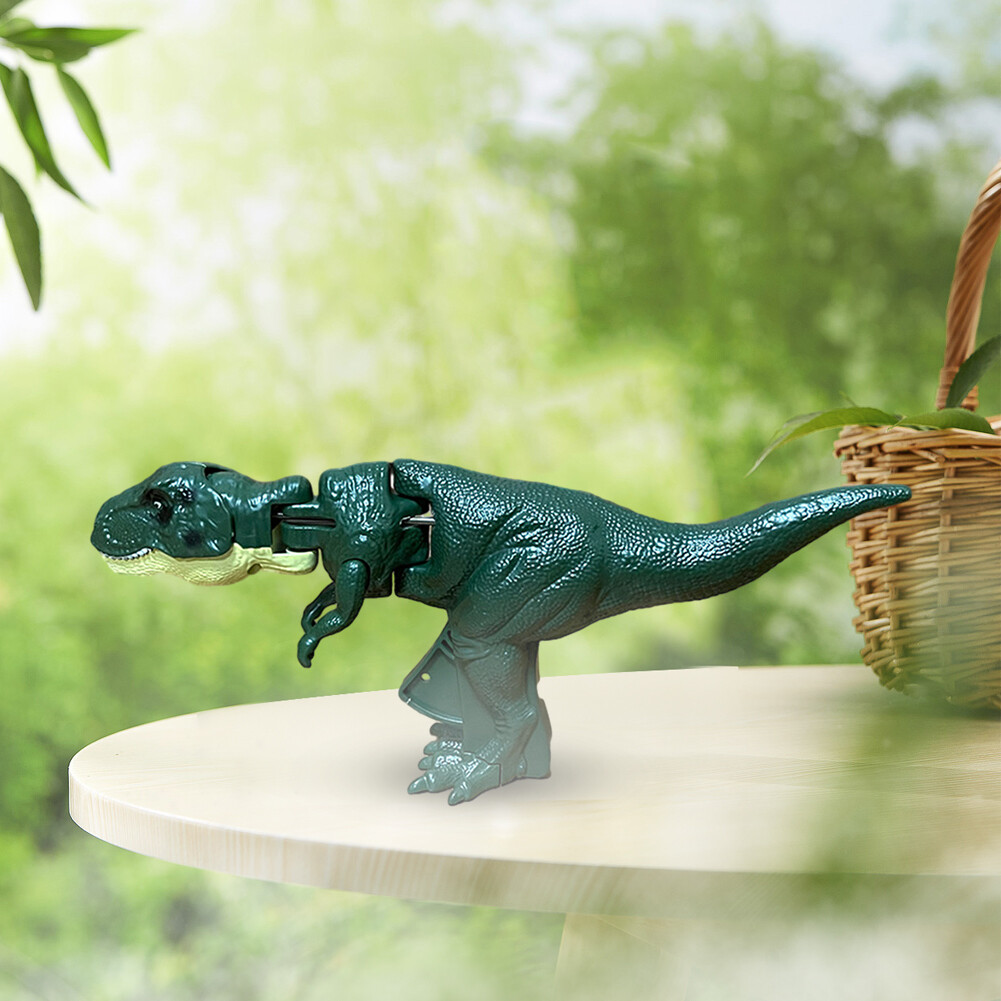 5PCS Simulated Dinosaur Toy Green Creative Manual Dinosaur Toy 18CM | eBay