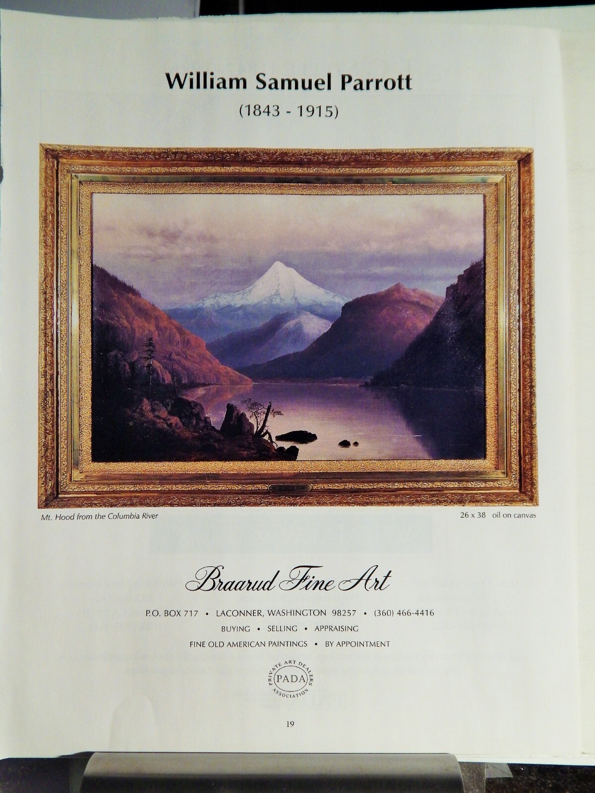 WM SAMUEL PARROTT / T C STEELE ART PIECES ORIG VTG 2003-2 ADVERTISEMENT ...