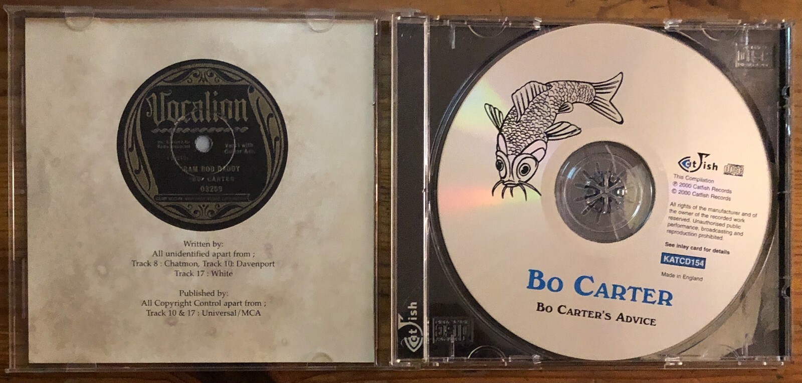 Bo Carter's Advice CD Bo Carter | eBay