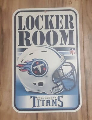 TENNESSEE TITANS LOCKER ROOM PLASTIC SIGN 11"X17" DURABLE POSTER | eBay