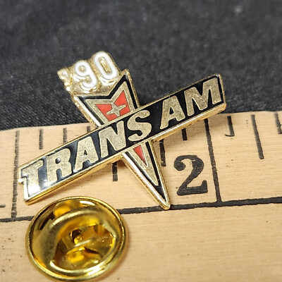 1990 Year Pontiac Firebird Trans Am Car Lapel Pin Hat Tie Tack Badge ...