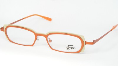Zenka TRENDi OR ORANGE /BEIGE EYEGLASSES GLASSES METAL FRAME 45-18 ...