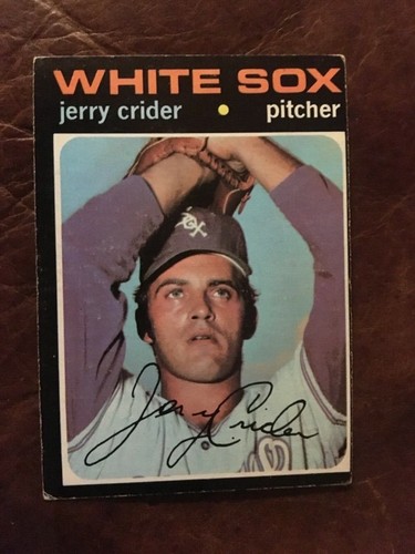 1971 Topps #113 White Sox Jerry Crider Baseball Card | eBay