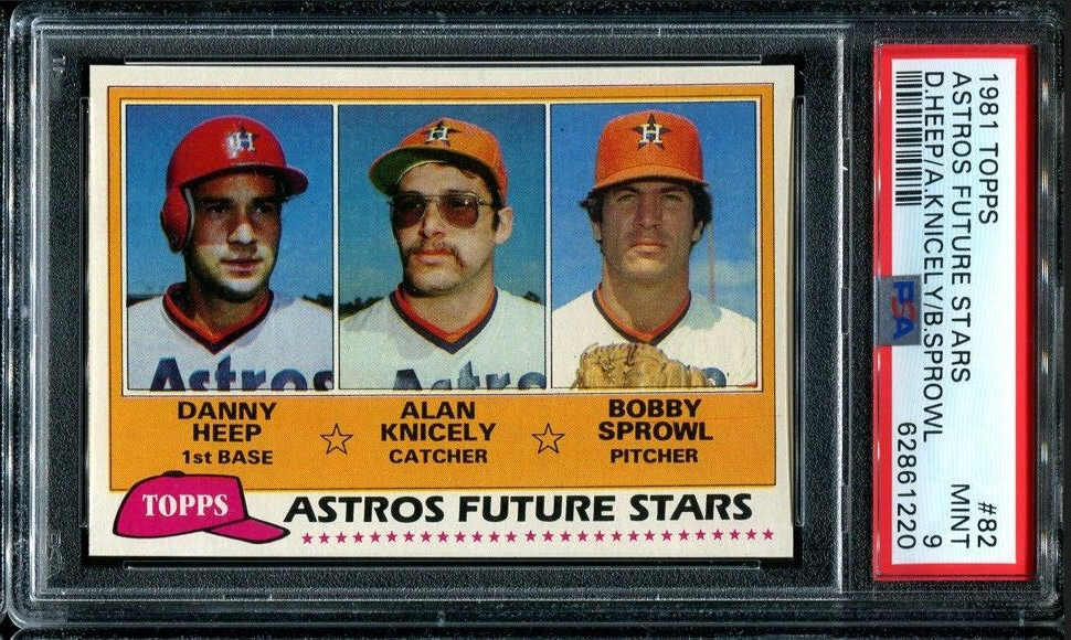 PSA 9 MINT 1981 TOPPS ASTROS FUTURE STARS #82 61220 B217 | eBay