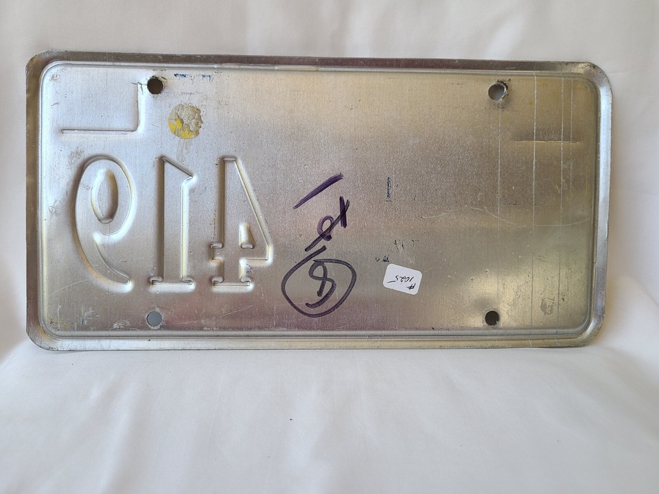 1988 Virginia Richmond ALPCA 419 Souvenir Booster License Plate 9224 | eBay