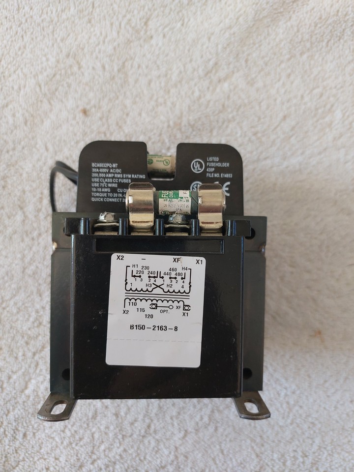EATON CUTLER HAMMER C0150E2AFB 150VA CONTROL XFMR W/ FUSES | eBay